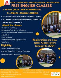 LINC (Language Instruction for Newcomers to Canada) – ASSIST